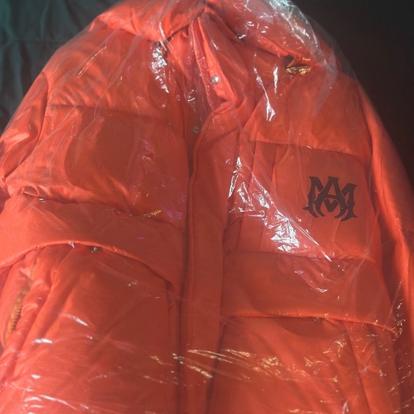 AMIRI | Jackets & Coats | Amiri Orange Puffer Jacket | Poshmark